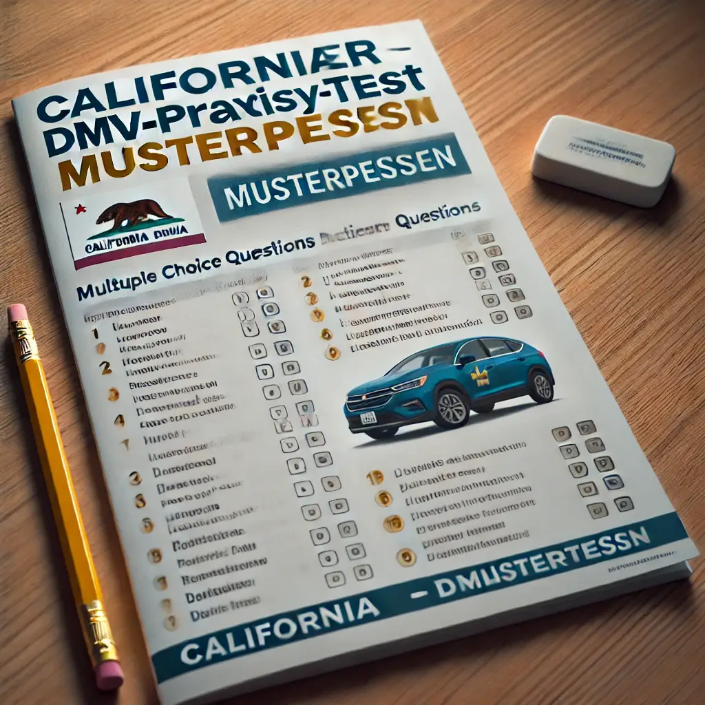 Kalifornischer DMV-Praxistest – Musterprüfung