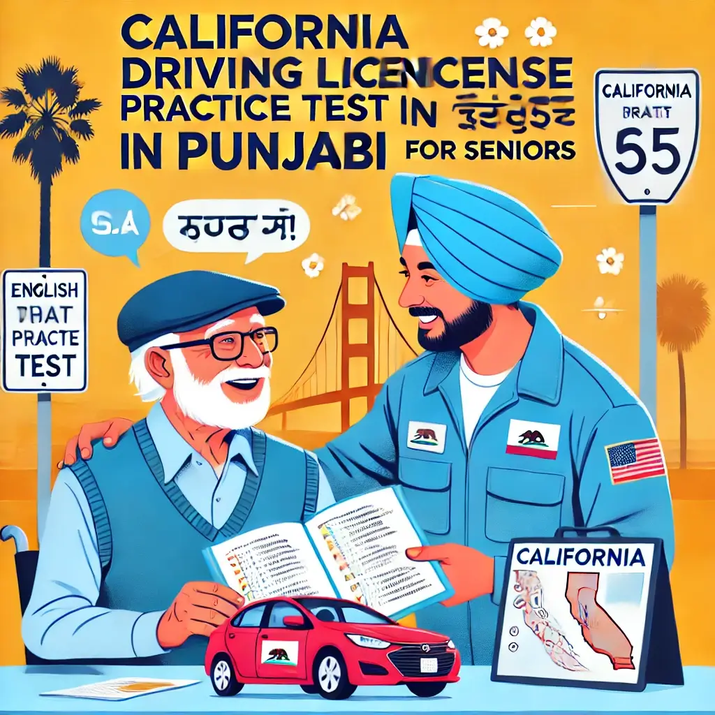 California Driving License Theory Practice Test In Punjabi - 4 - Permit ...