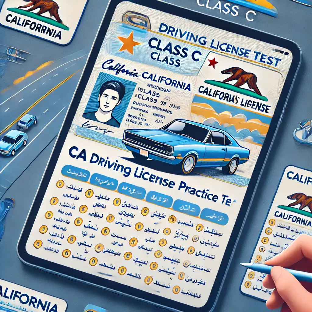 CA Driving License Practice Test In (Farsi) Class C 2026