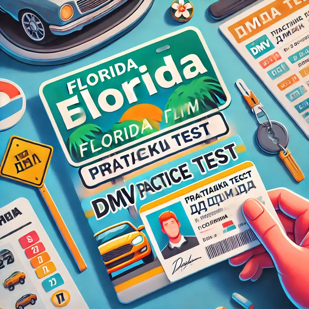 Florida DMV Practice Test Questions In Русский (Russian) 2025