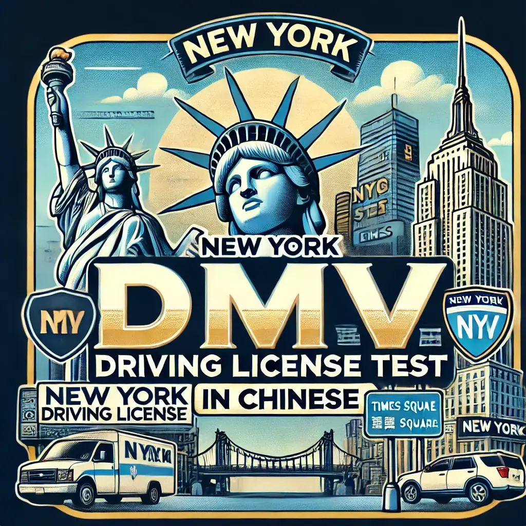 New York DMV Driving License Test In Chinese 2025 Question Answers