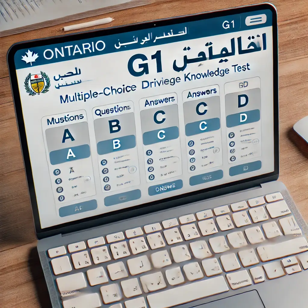 اختبار G1 أونتاريو Ontario G1 Driving Knowledge Test 2025