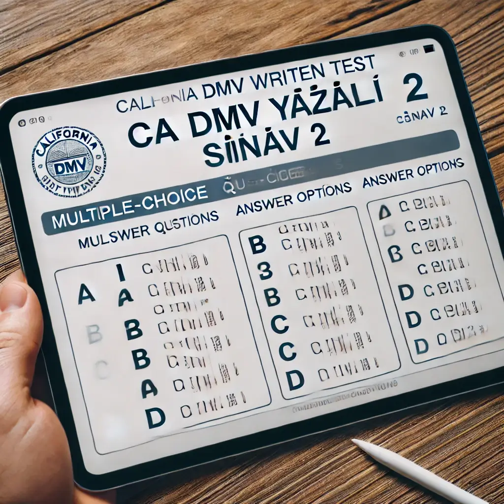 CA DMV Practice Test In Turkish (Türkçe) 2025