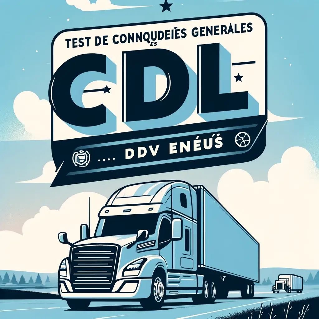 DMV CDL General Knowledge Test In Français (French)
