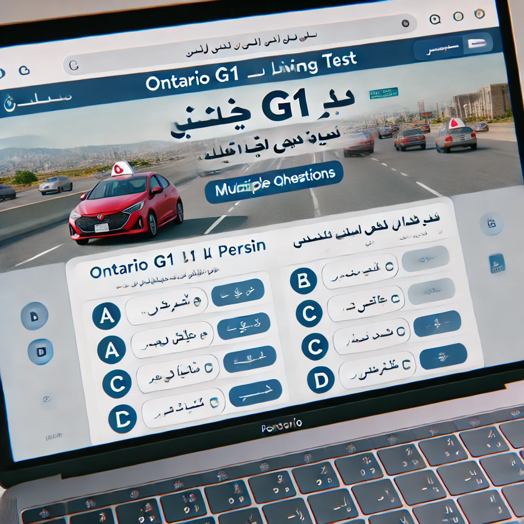 Ontario G1 Practice Test In Farsi 2025 [UPDATED]
