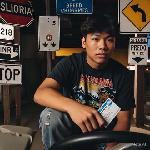 CA DMV Permit Practice Test In Hmong 2025