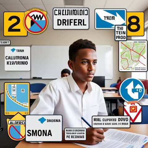 DMV Learner Permit Written Knowledge Test Somali (Soomaali)