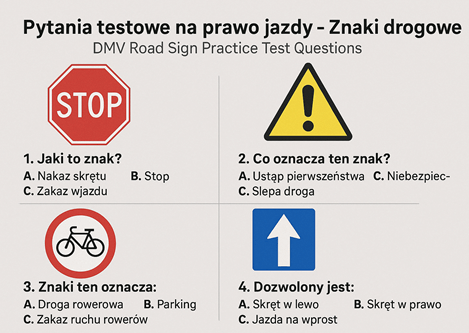 DMV Road Sign Practice Test Questions In Polish [2025]