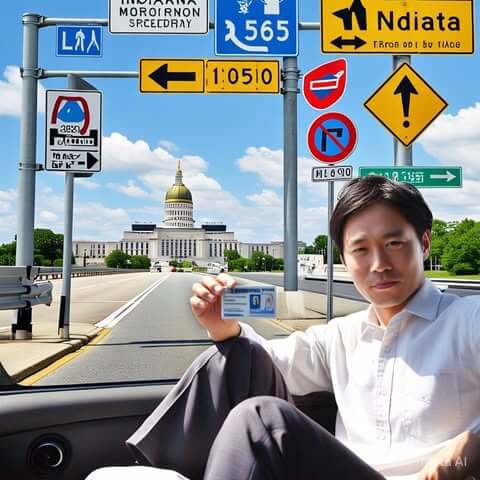 Indiana BMV Permit Practice Test In Japanese 2025