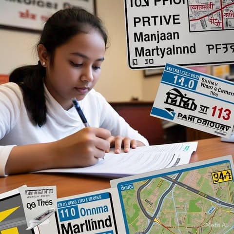 Maryland MVA Practice Test In Nepali 2025