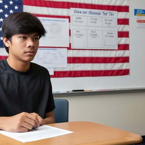 Massachusetts DMV Written Test In Khmer - Permit Practice Test 2025