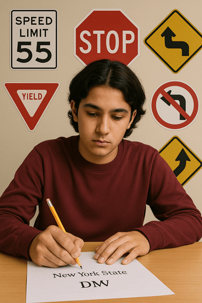 NY DMV Learner Permit Test Questions In Turkish 2026