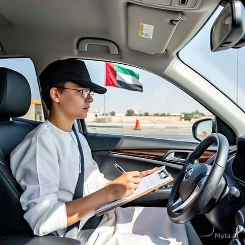 UAE Driving Theory Test Rule Of The Road In Русский (Russian)